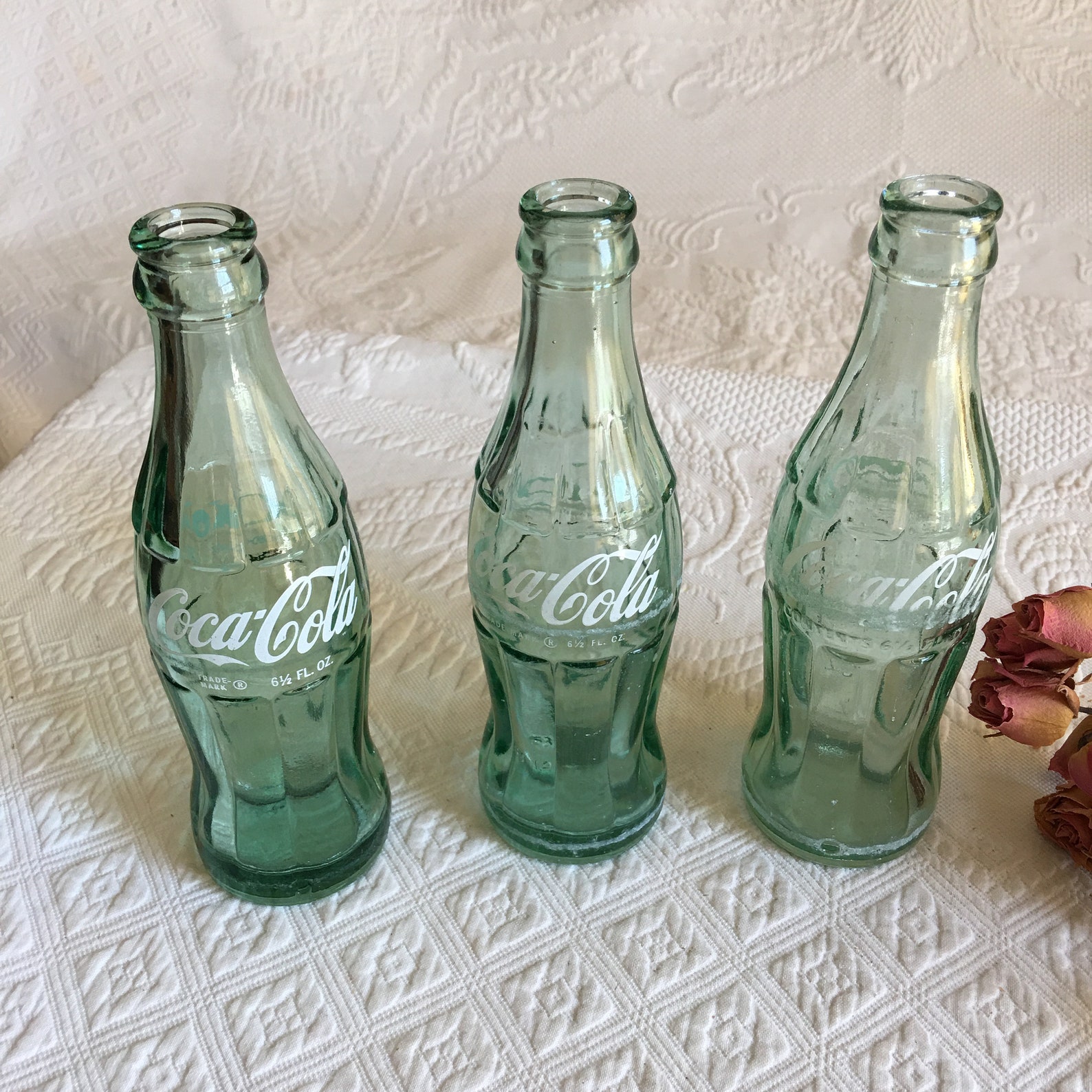 Vintage Coca Cola Single Empty Bottle Green Glass. Choose: - Etsy