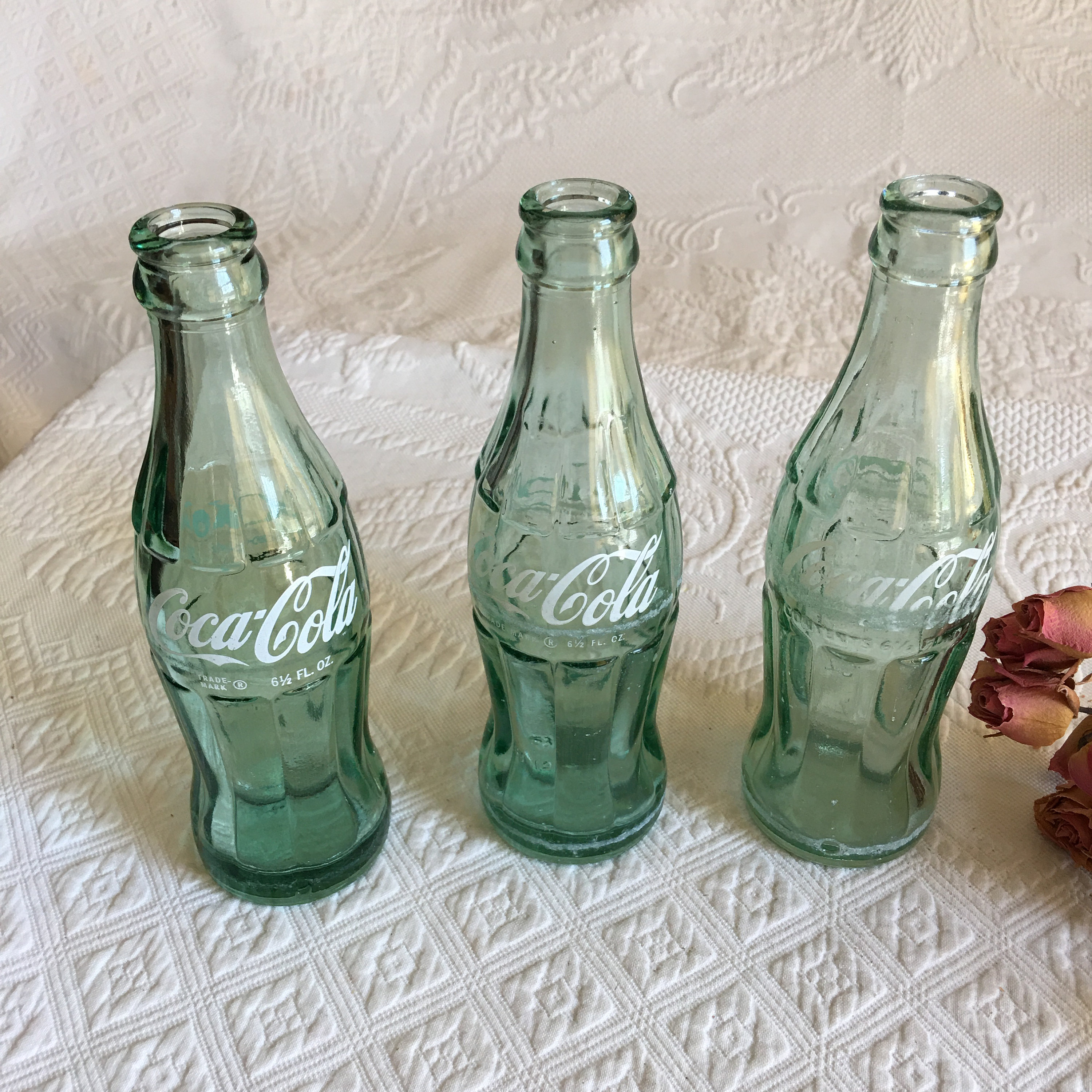 Empty Glass Coke Bottles