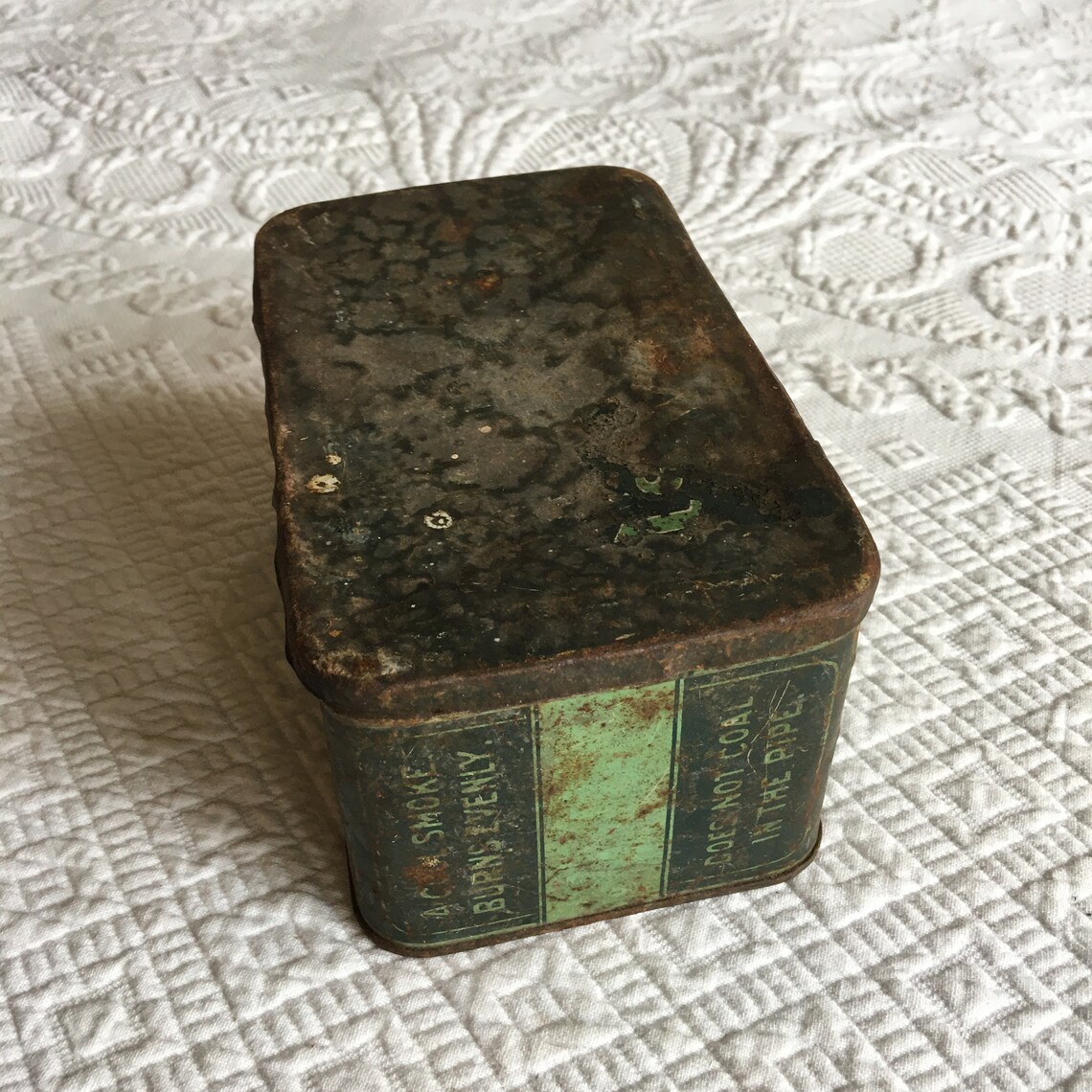 Antique Belfast Cut Plug Smoke or Chew Tobacco Tin. Choose Shape of Tin ...