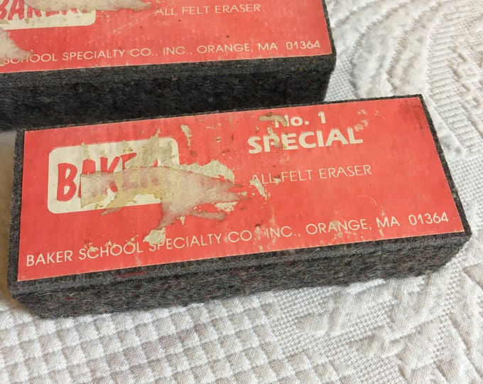 Vintage Blackboard Eraser by Baker. All Felt Eraser No. 1 Special ...