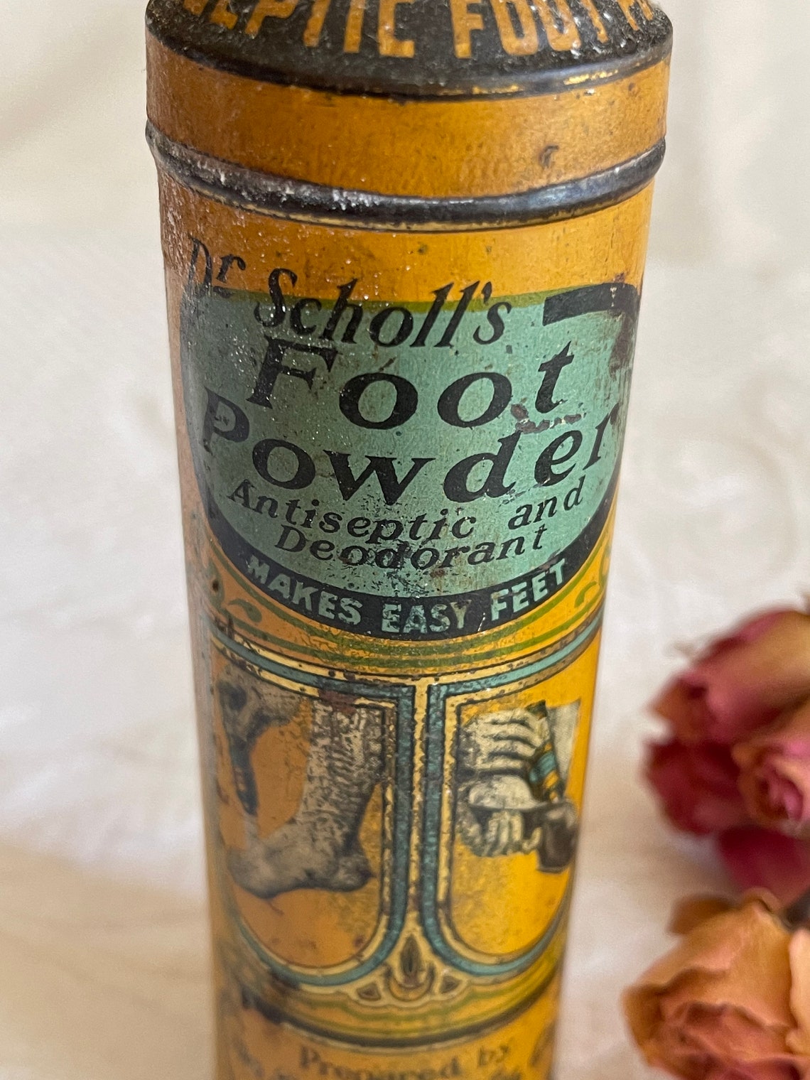 Vintage Rare Dr Scholl's Foot Powder Antiseptic and - Etsy