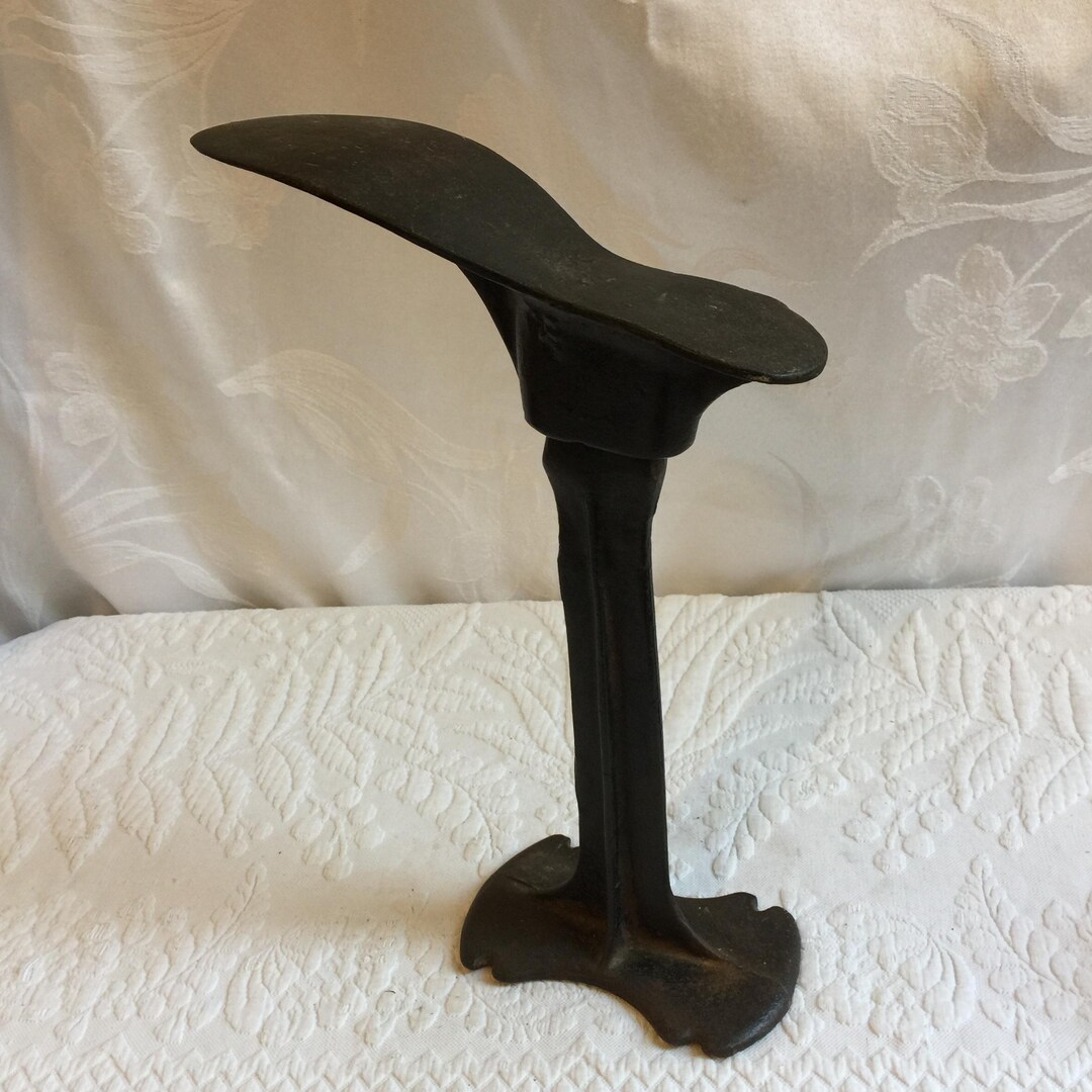 Vintage 10K Cast Iron Foot Form for Shoemaker. Great for Display in a ...