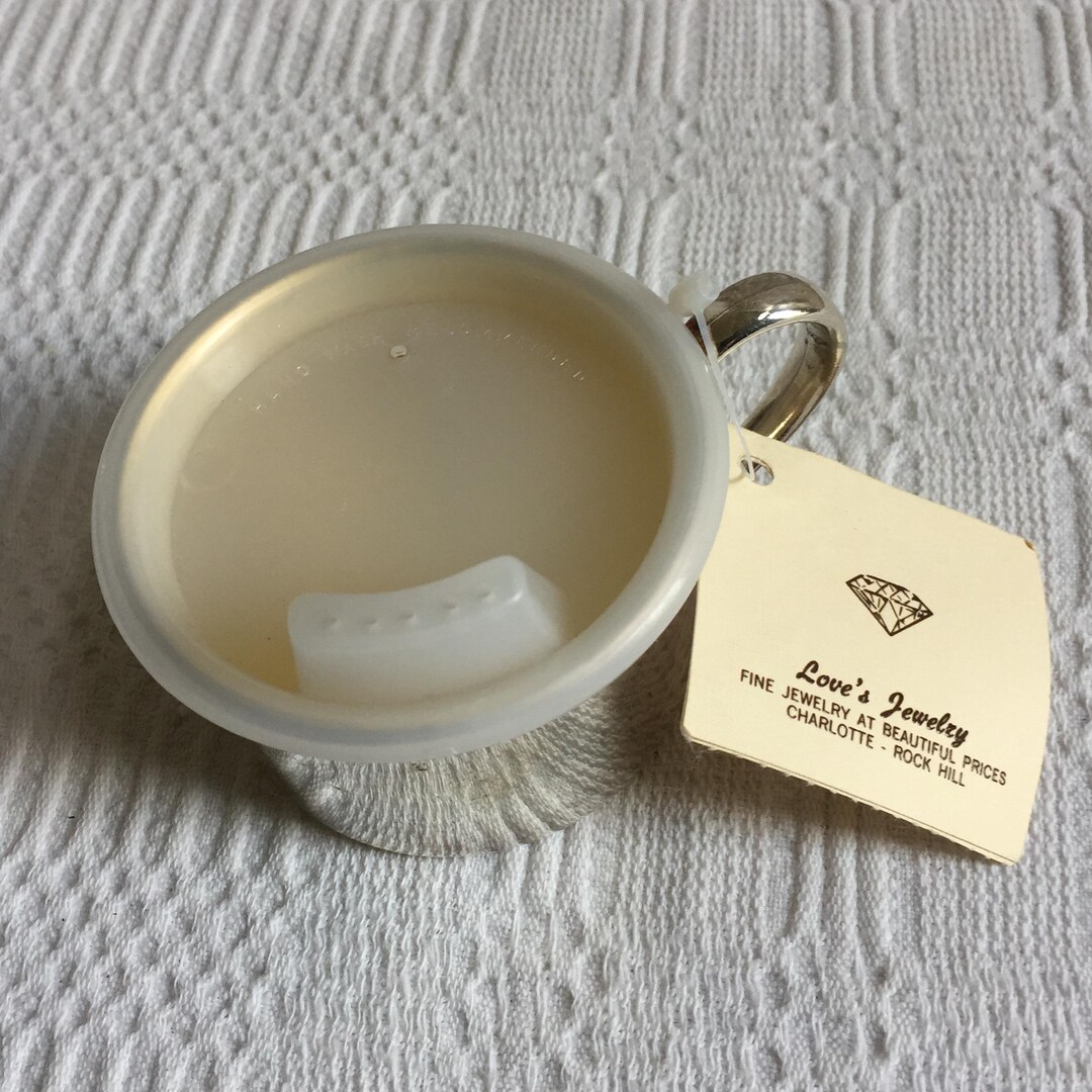 Vintage Oneida Silver Plate Baby Cup With Plastic Sippy Lid. Loves ...