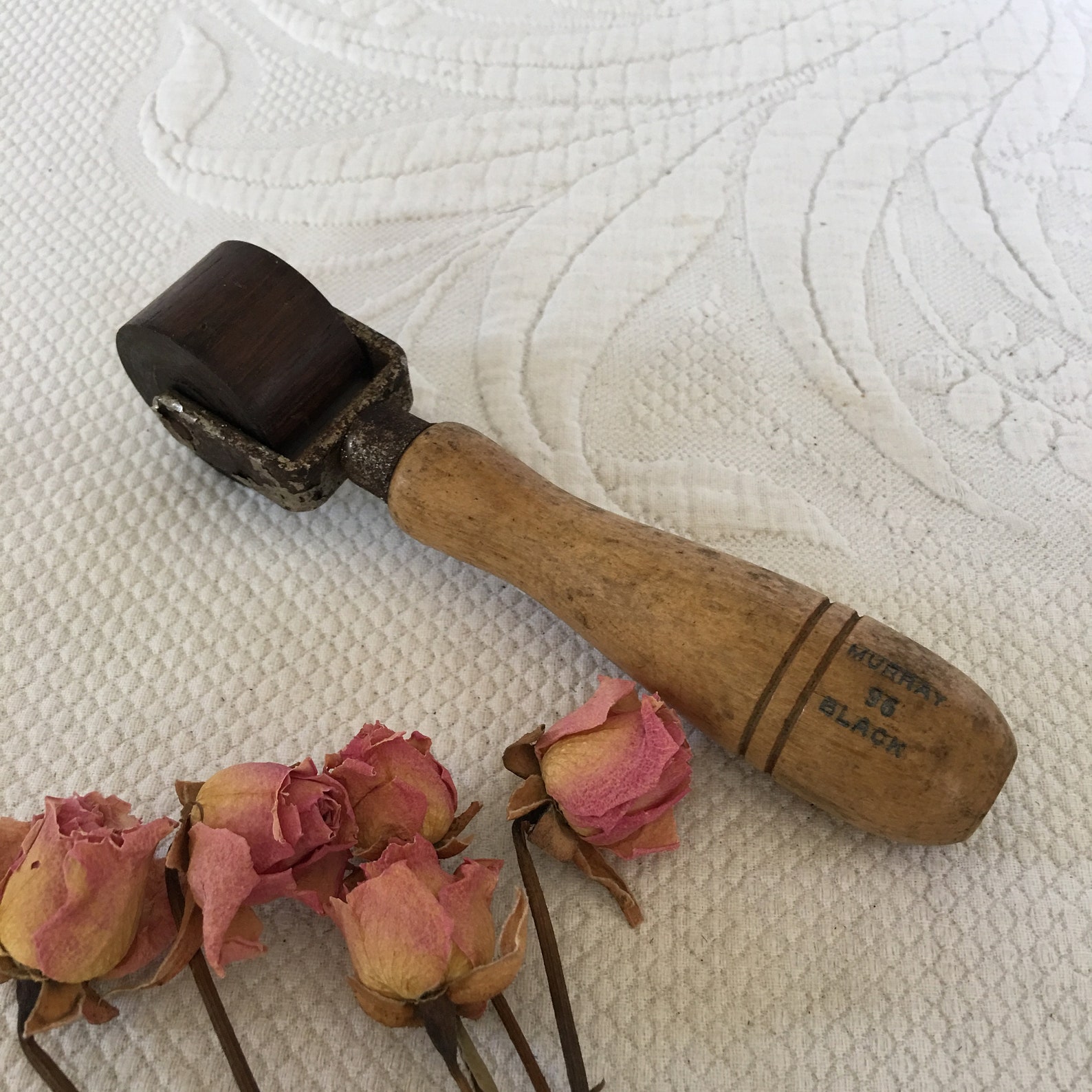 Vintage Wooden Brayer. Handled Seam Roller for Wall Paper | Etsy