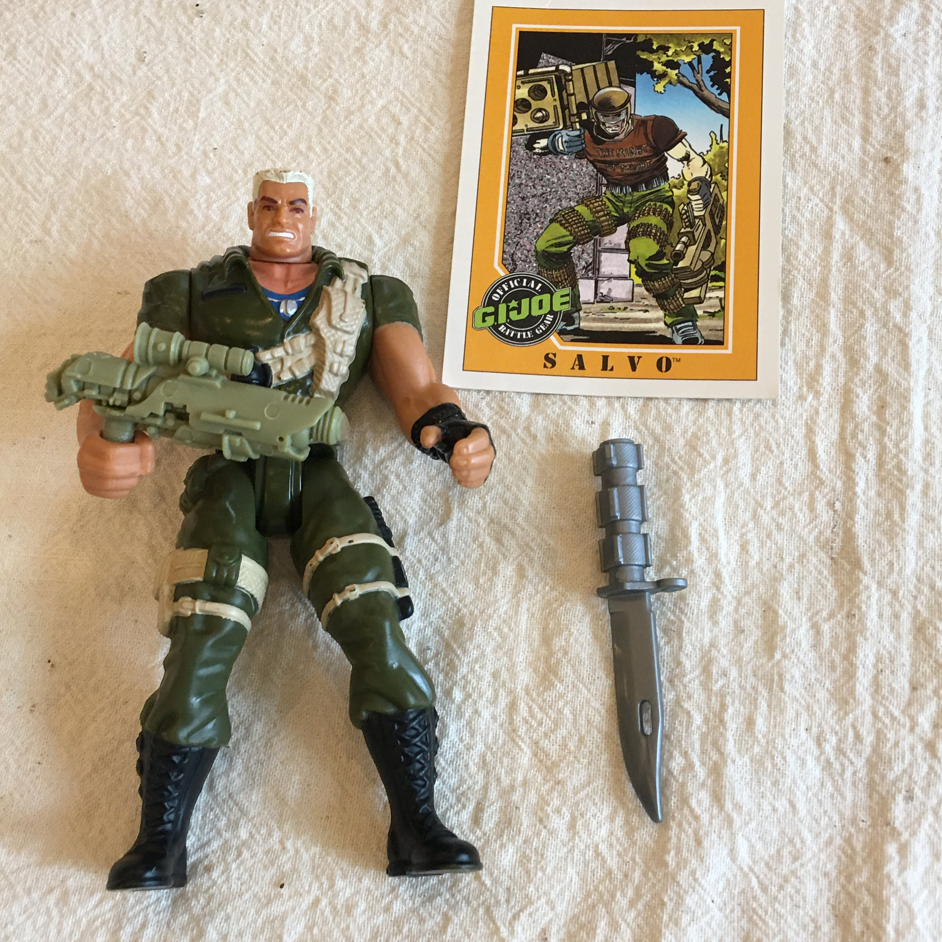 Vintage 1991 GI Joe Salvo Anti-armor Trooper Action Figure. Hasbro, Inc ...