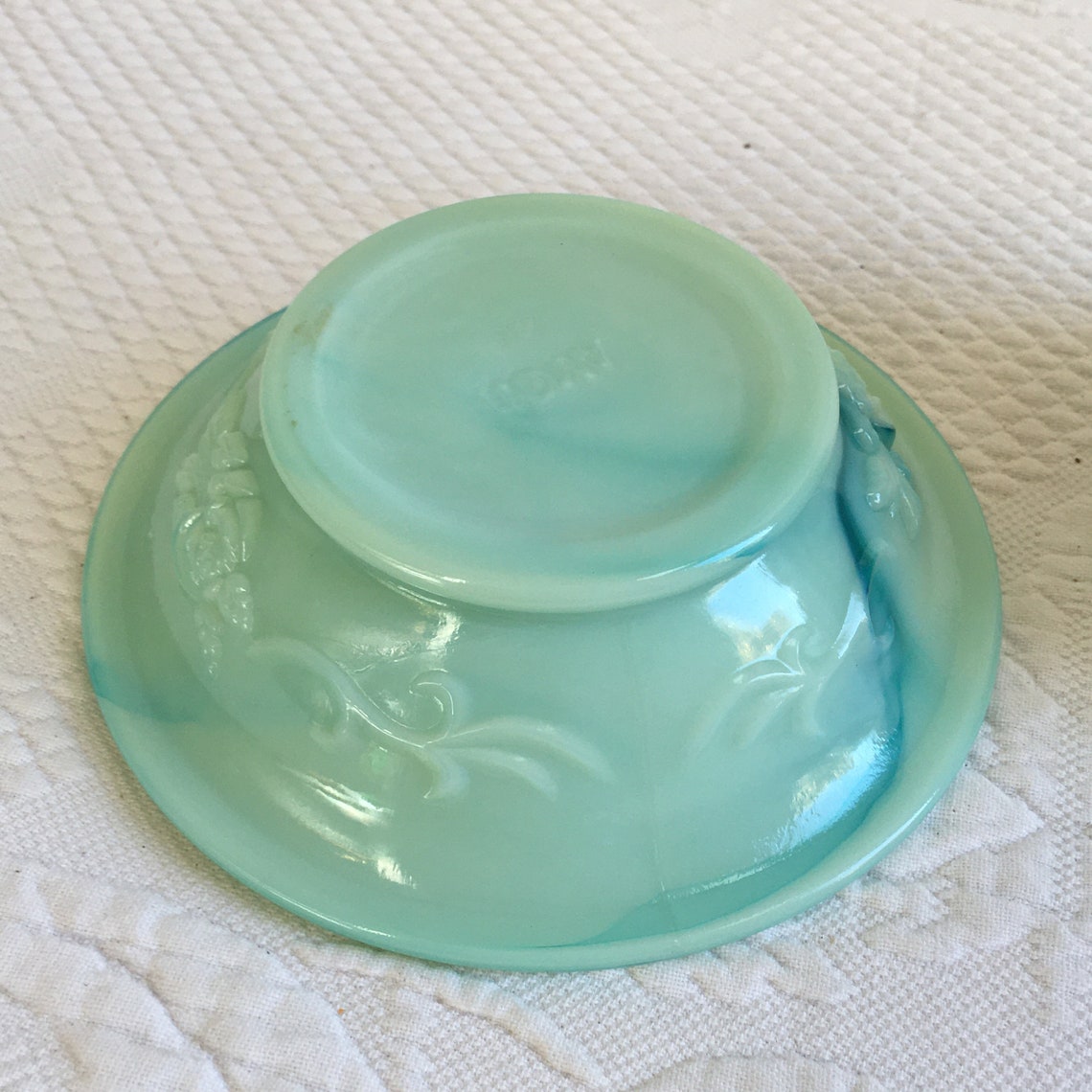 Vintage 1970s Avon Bowl and Pitcher Moonwind Foaming Bath Oil Bottle ...
