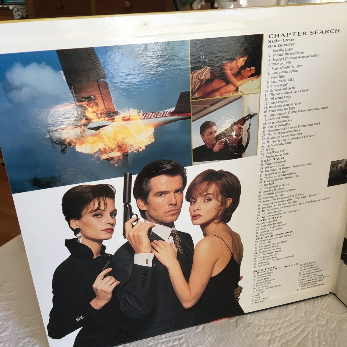 Vintage Laser Disc of 007 Golden Eye. Dolby Surround, Stereo, Digital ...