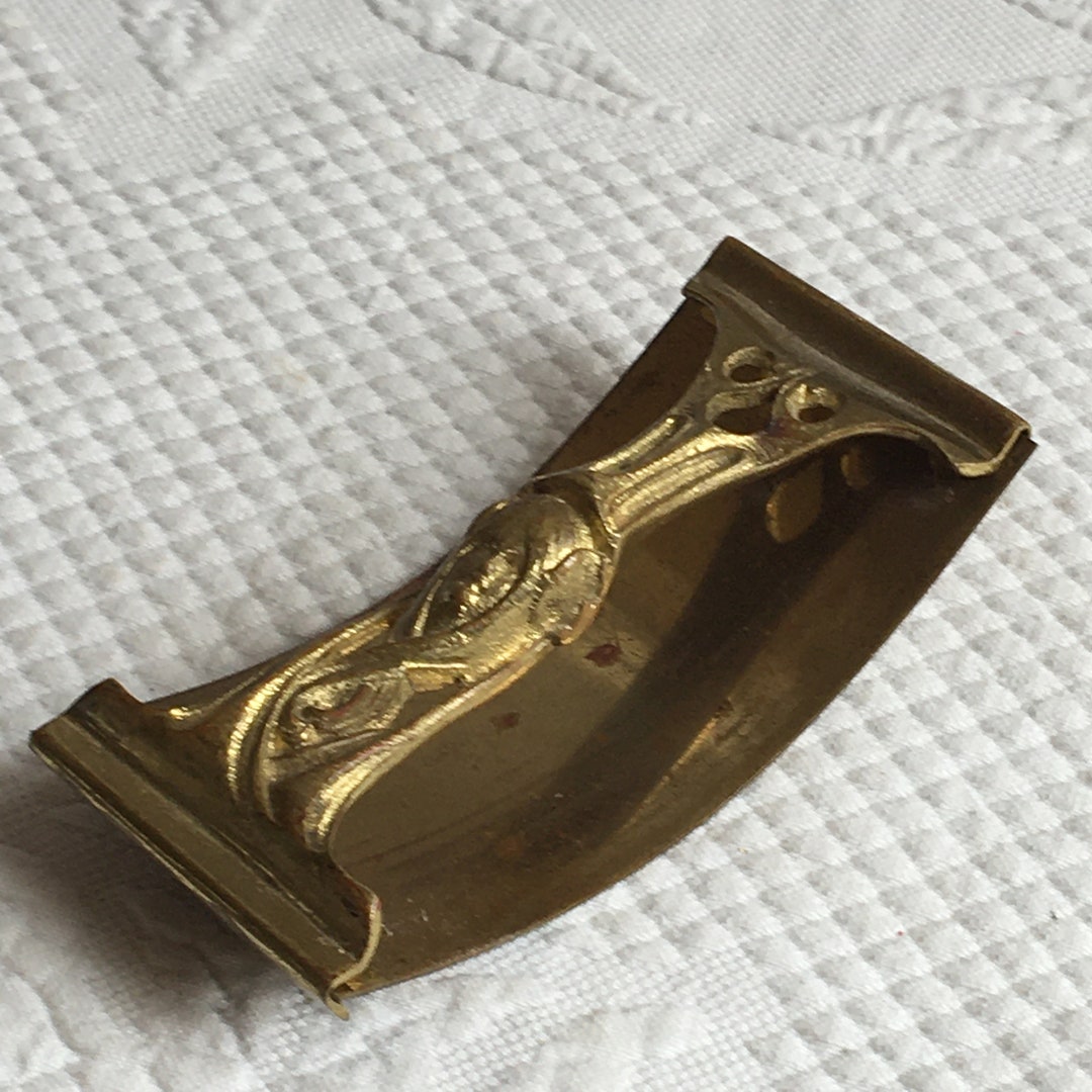 Vintage Art Nouveau Solid Brass Writing Blotter. Desk Accessory Blotter ...