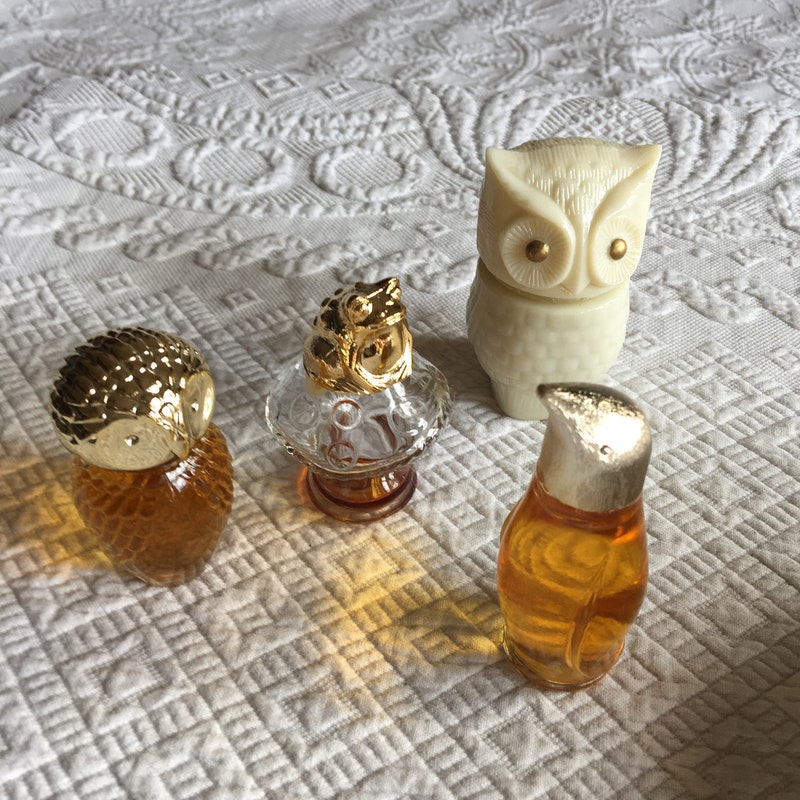 Owl Perfume Bottle - Etsy