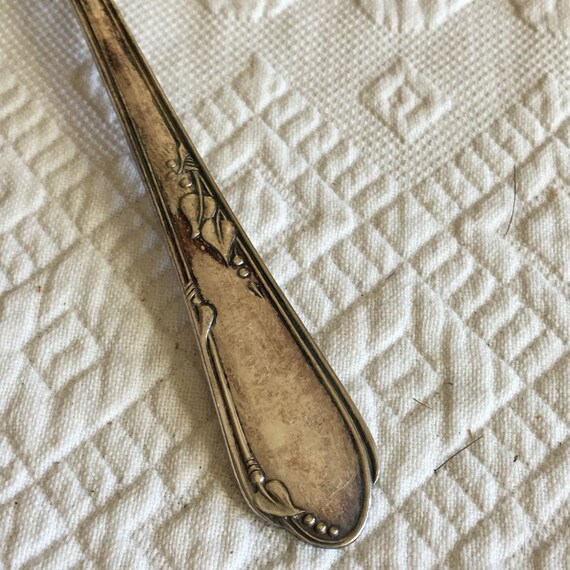 Dining & Serving Vintage Silver Plate Large Solid Ornate Cake/Pie ...