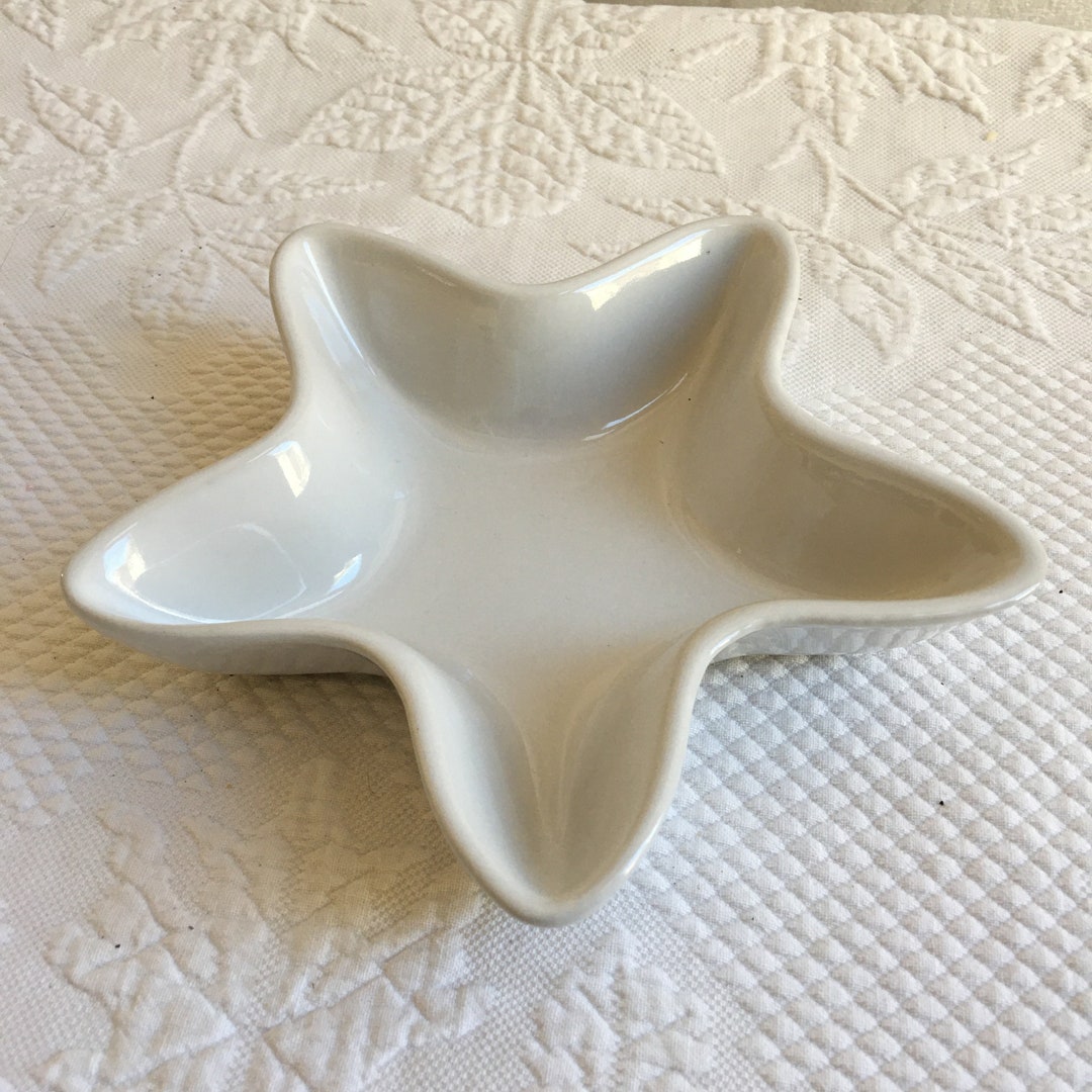 Vintage Ceramic Star Serving Dish From Portugal. Star Shaped Dish for ...