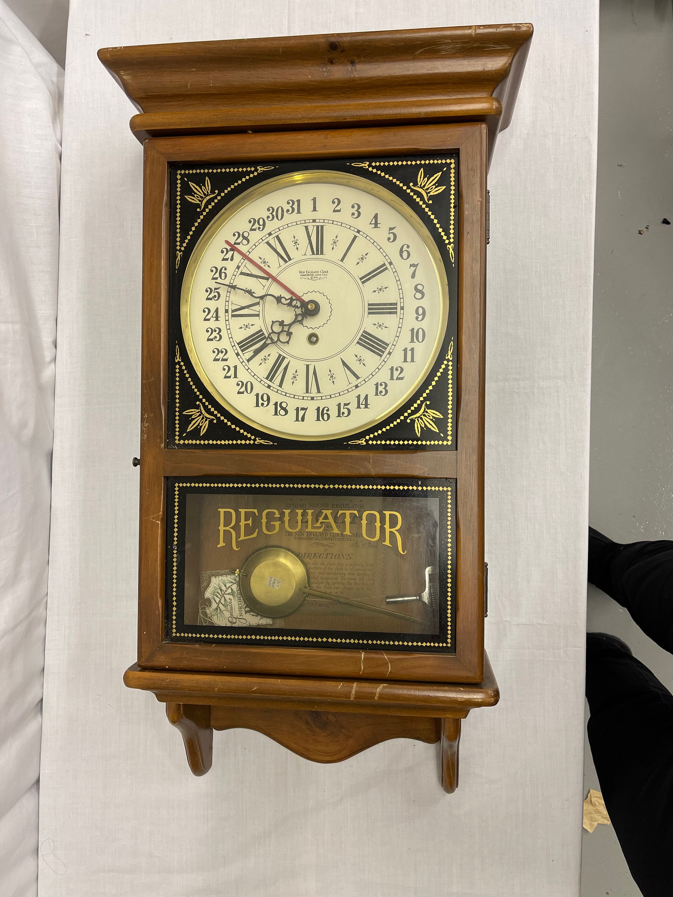 New England Clock Co Parts