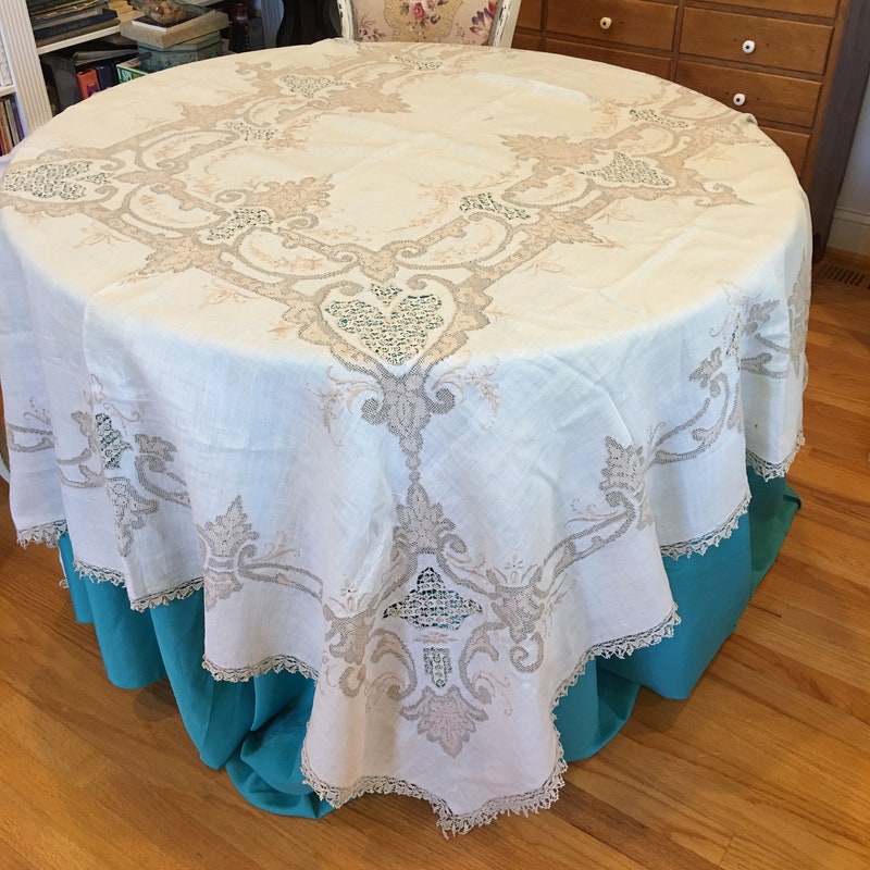 Victorian Tablecloth - Etsy