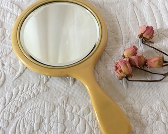 Vintage Hand Mirror, Celluloid Vanity Mirror - Etsy