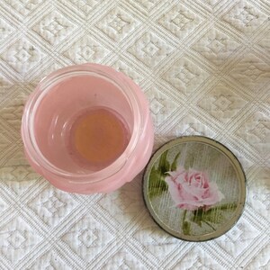 Vintage Avon Pink Rose Shaped Bottle Dew of Roses Perfumed Skin ...