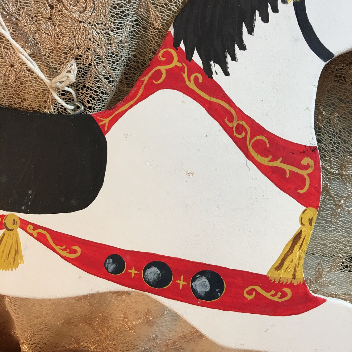 Vintage Handmade Primitive Rocking Horse Wall Hanging. - Etsy