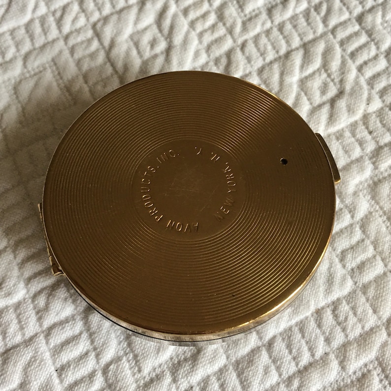 Vintage Avon Face Powder Compact. Almost Full With Powder Pad. Mirror ...