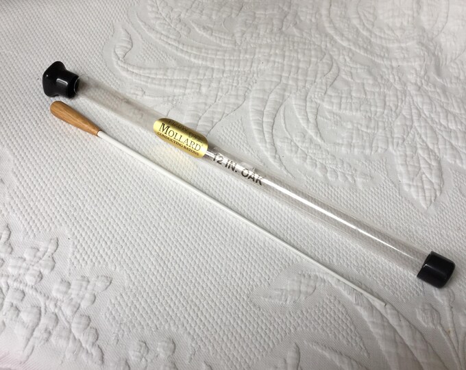 Vintage Mollard 12 Inch Conducting Baton. Oak Handle on 12 Inch Baton ...