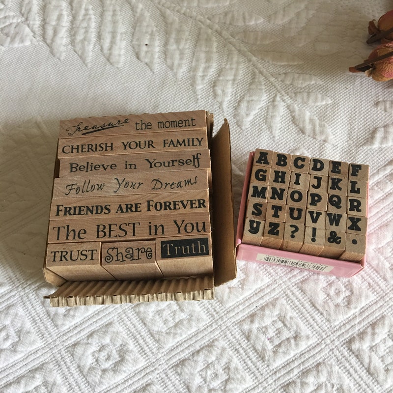 Vintage Rubber Stamp - Etsy