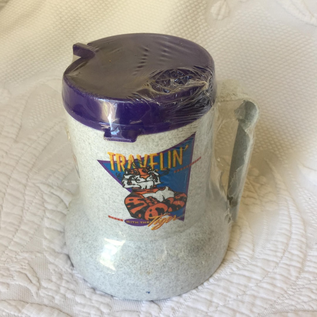 Exxon Travelin' Mug. Larger Bottom for Spill Resist. Tony the Tiger ...