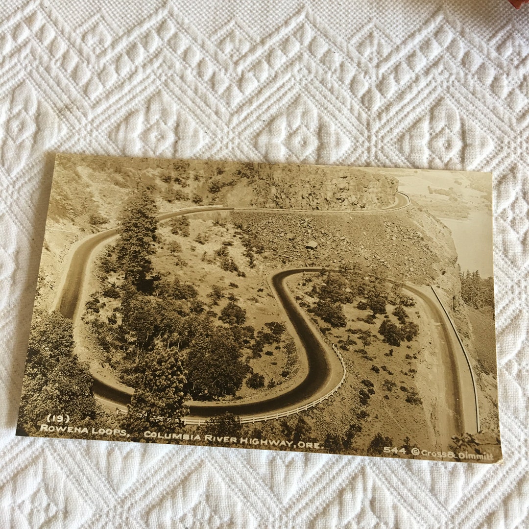 Postal vintage de Rowena Loops RPPC Rowena Loops. 19 Columbia River ...