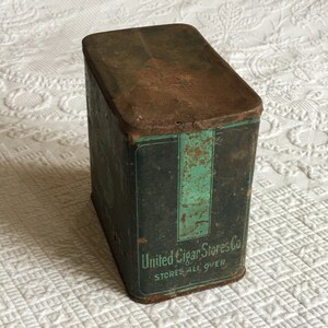 Antique Belfast Cut Plug Smoke or Chew Tobacco Tin. Choose Shape of Tin ...
