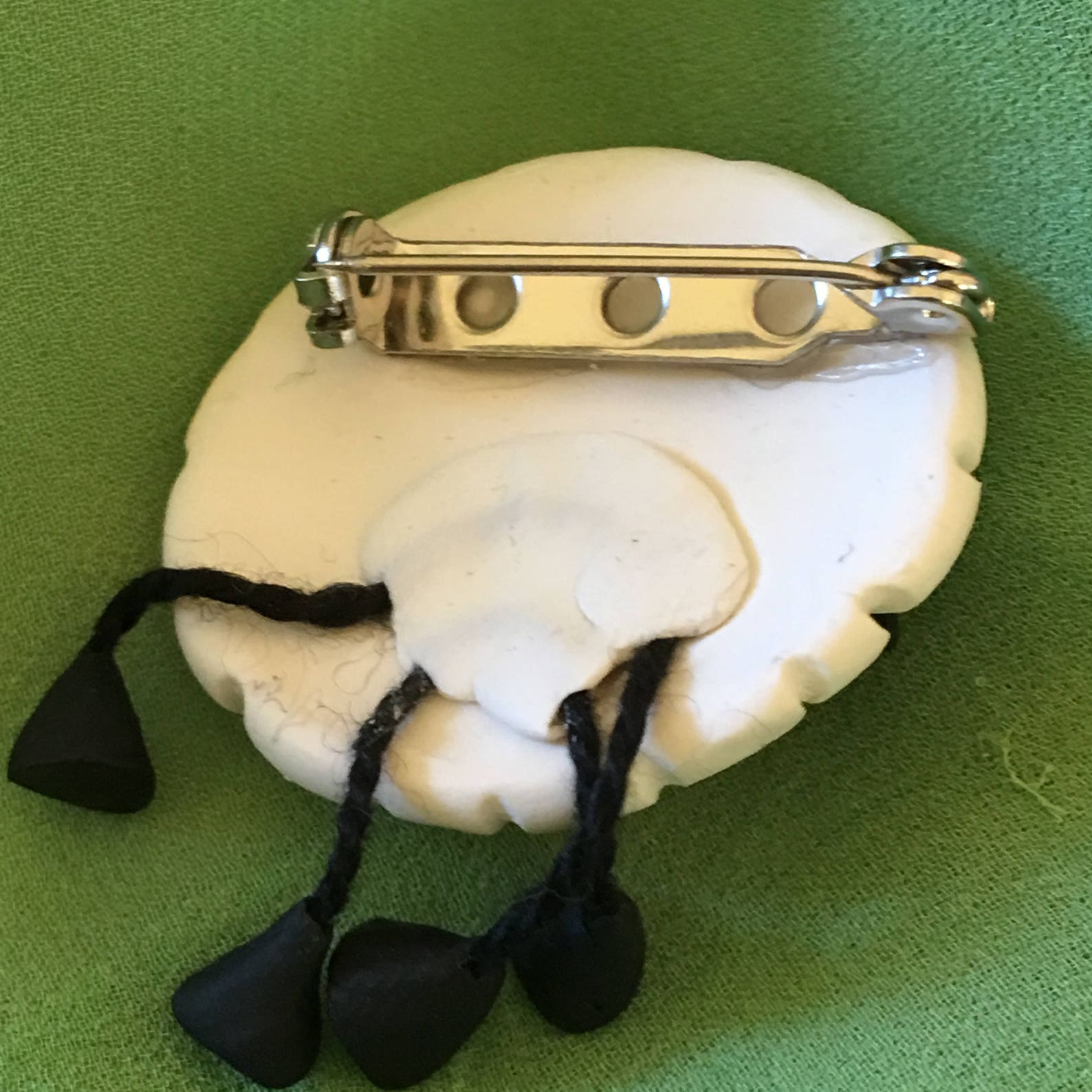 Vintage Handmade Pins. Cow, Sheep or Pig Pin. From Polly's Polymer ...