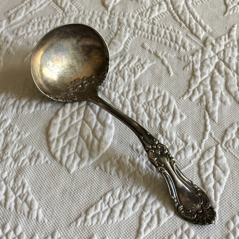 Vintage Silver Plate Gravy Ladle by Wm A Rogers A1 Holiday Gravy Server ...