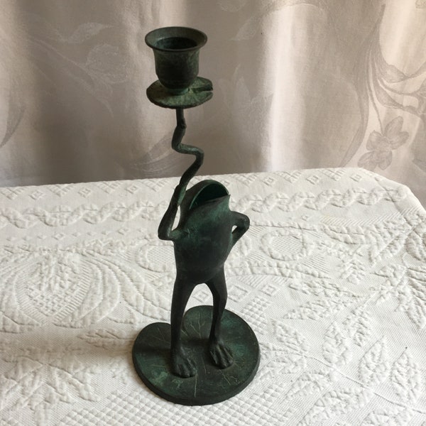 Frog Candlestick - Etsy
