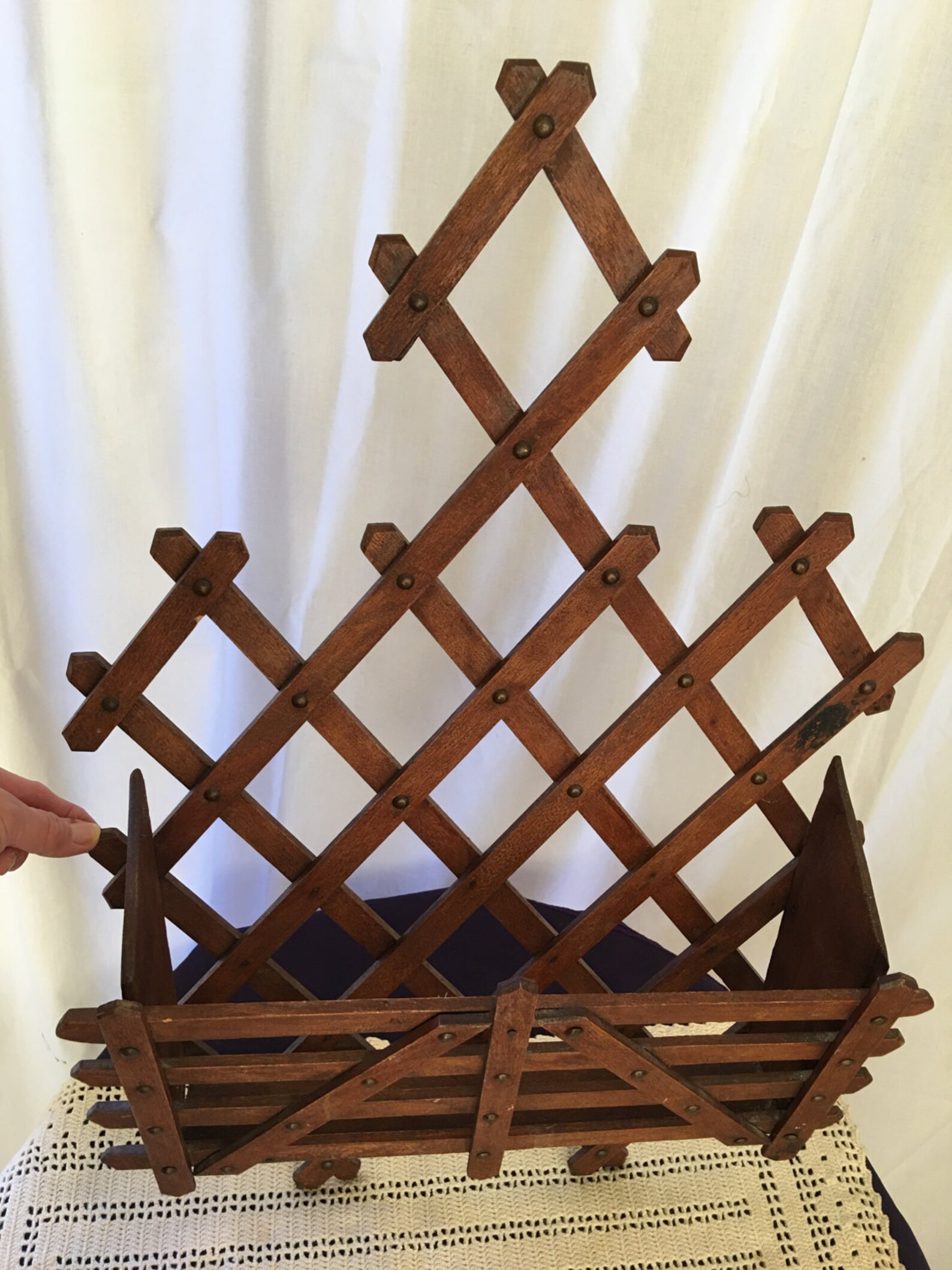 Antique Magazine Rack Victorian Era. Wall Decoration. Display | Etsy