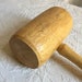 Vintage AMT Large Wooden Hammer. Blonde Wood Hammer. Strong - Etsy