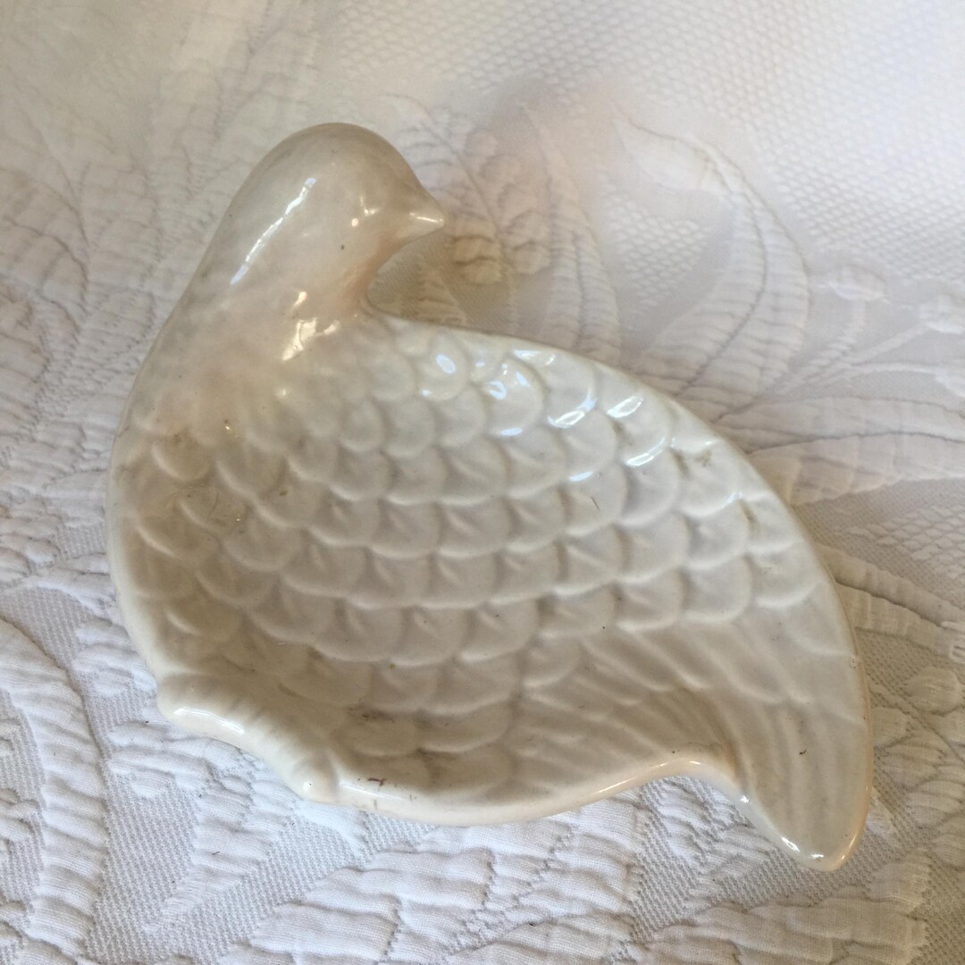 Vintage Ceramic Dove Dish or Bowl. Great Soap Dish or for Pins and Hair ...