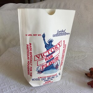 Vintage Victory Plain Flour Sack. Weyers Cave Milling Co, Inc Purdy, VA ...
