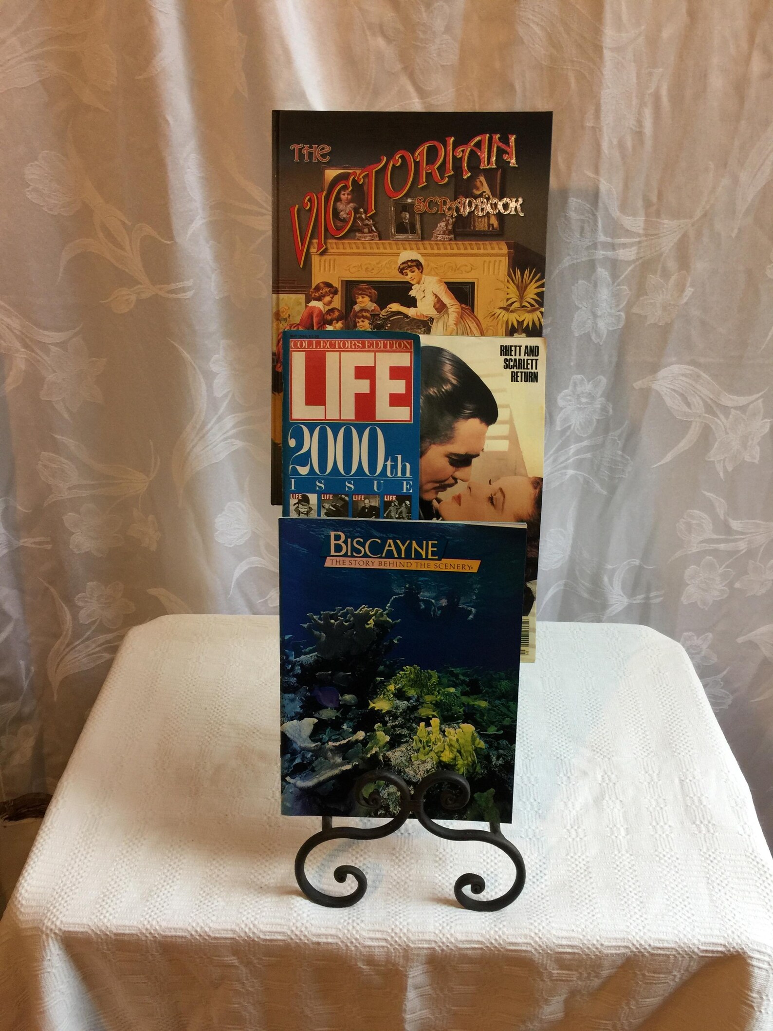 Black Folding Picture or Book Stand. Great for Shop Display Use or for ...