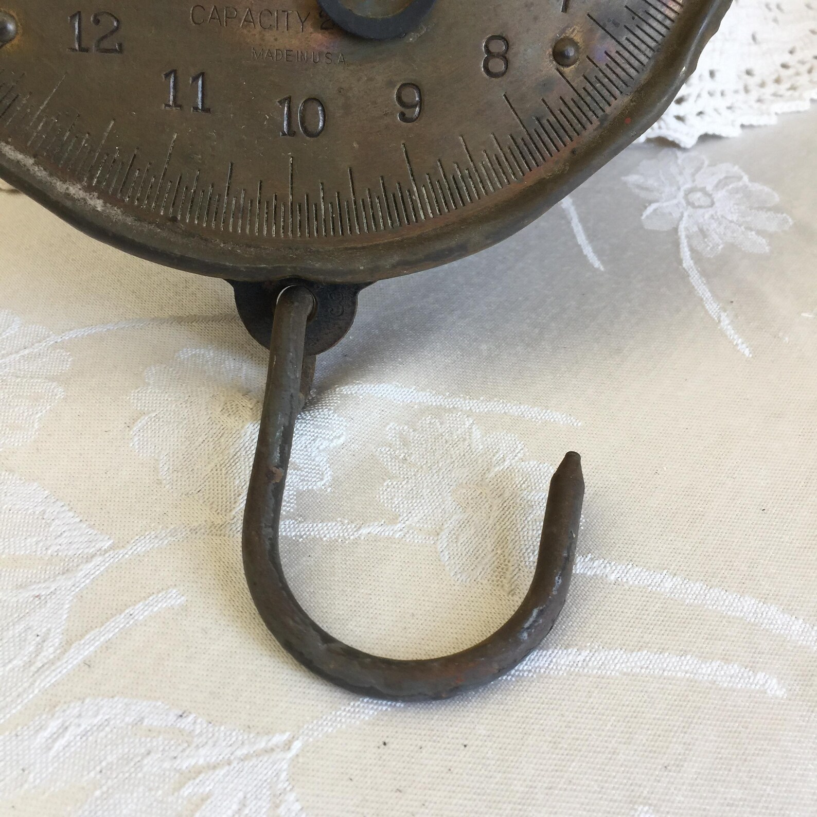 Antique C. Forschner's Improved Spring Balances. New York. Weighs up to ...