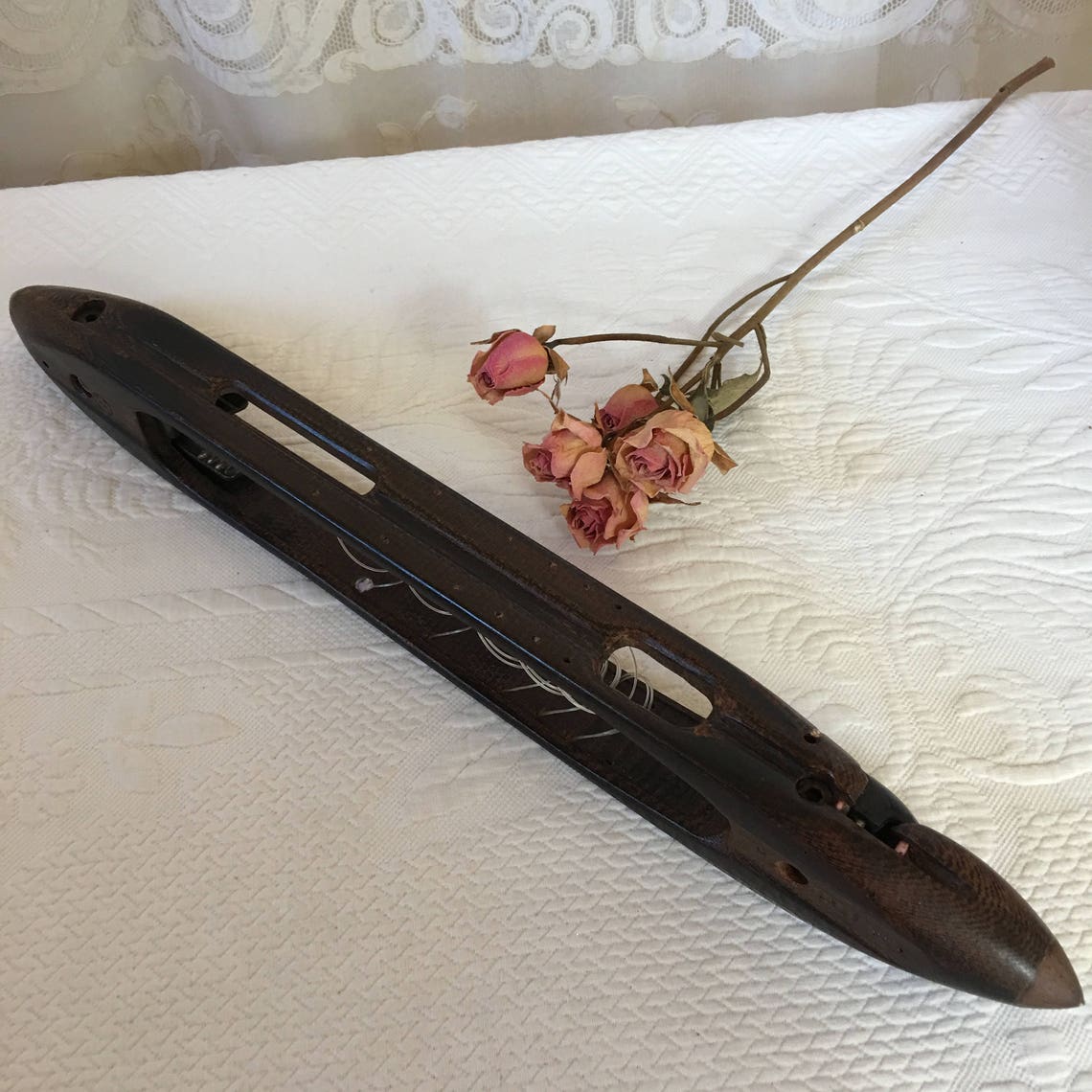 Vintage Weaving Shuttle. Shuttle Used to Add Warp Yarn to the | Etsy