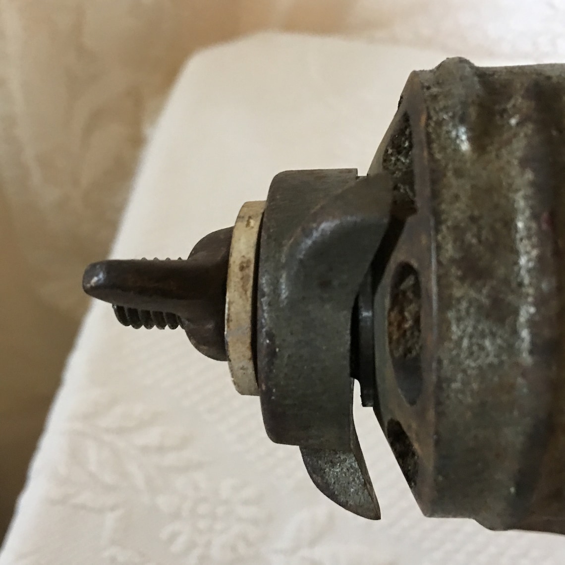 Antique Meat Grinder. Table Clamp on Bottom of Hand Cranking - Etsy
