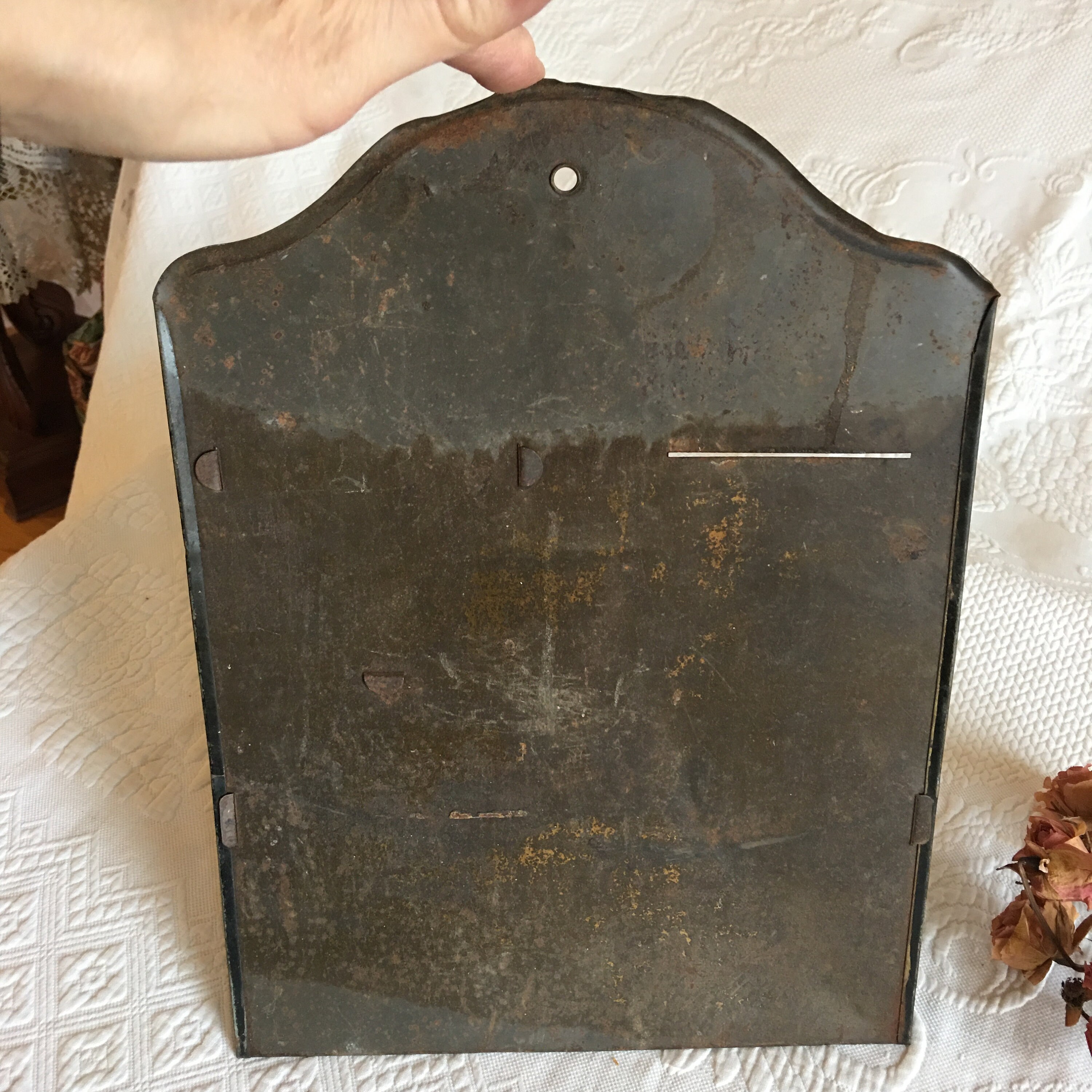 Vintage 1925 Wall Pocket for Mail, Note Pad, Magnets, Anything. Buffalo ...