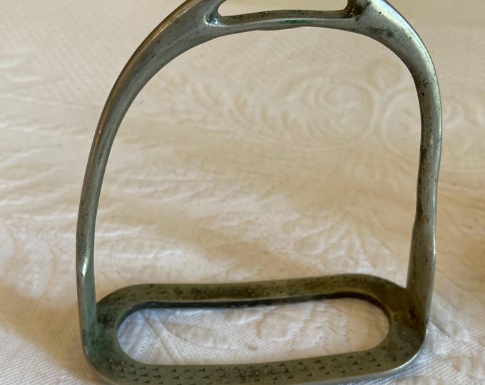 Vintage Metal Stirrup Used for the Feet in Riding a Horse. Repurpose ...
