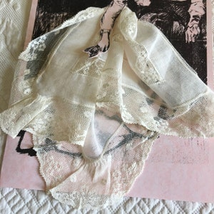 Vintage Handkerchief Greeting Card. Choose Your Card and Hankie ...