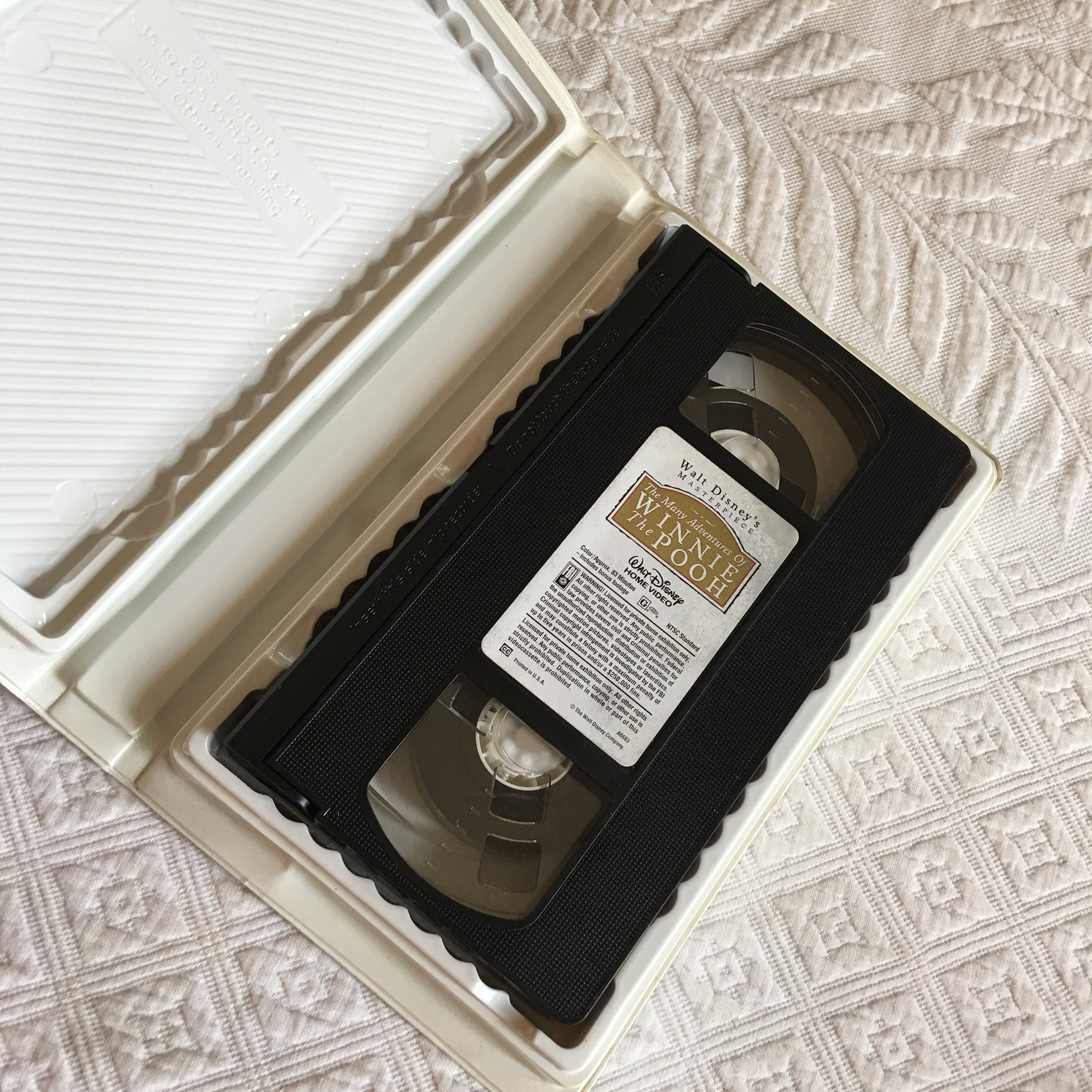 Vintage Walt Disney Masterpiece Winnie the Pooh Home Movie VHS Movie ...