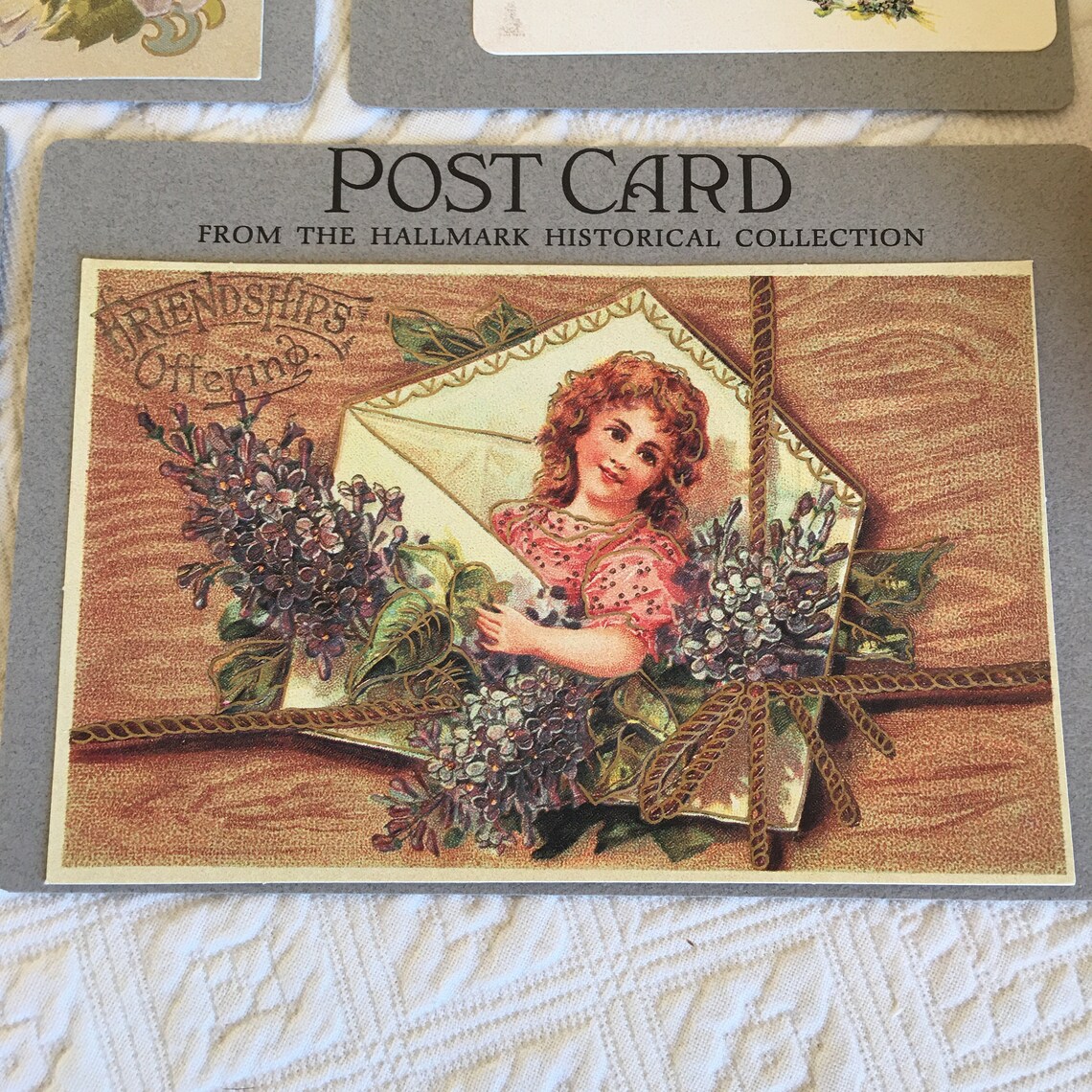 Vintage 4 Cards From 1910 to 1990 Hallmark Historical | Etsy