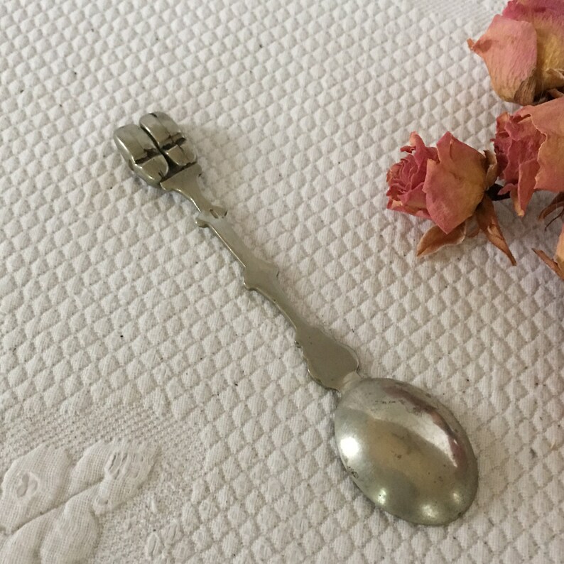 Vintage Holland Spoon With Wooden Shoes. Collectible Spoon With Wooden ...