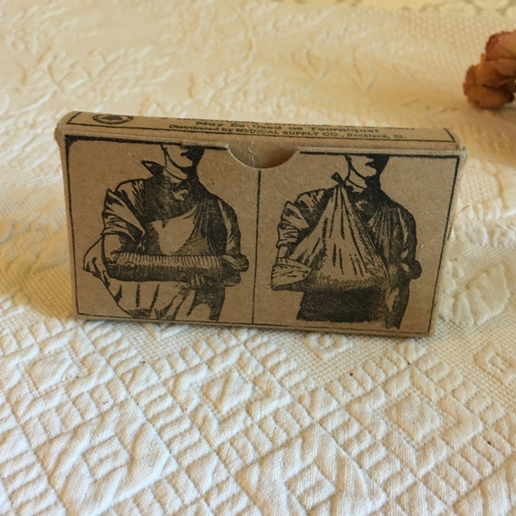 Vintage Bandage, Triangular Bandage 40 In. May be Use… - Gem