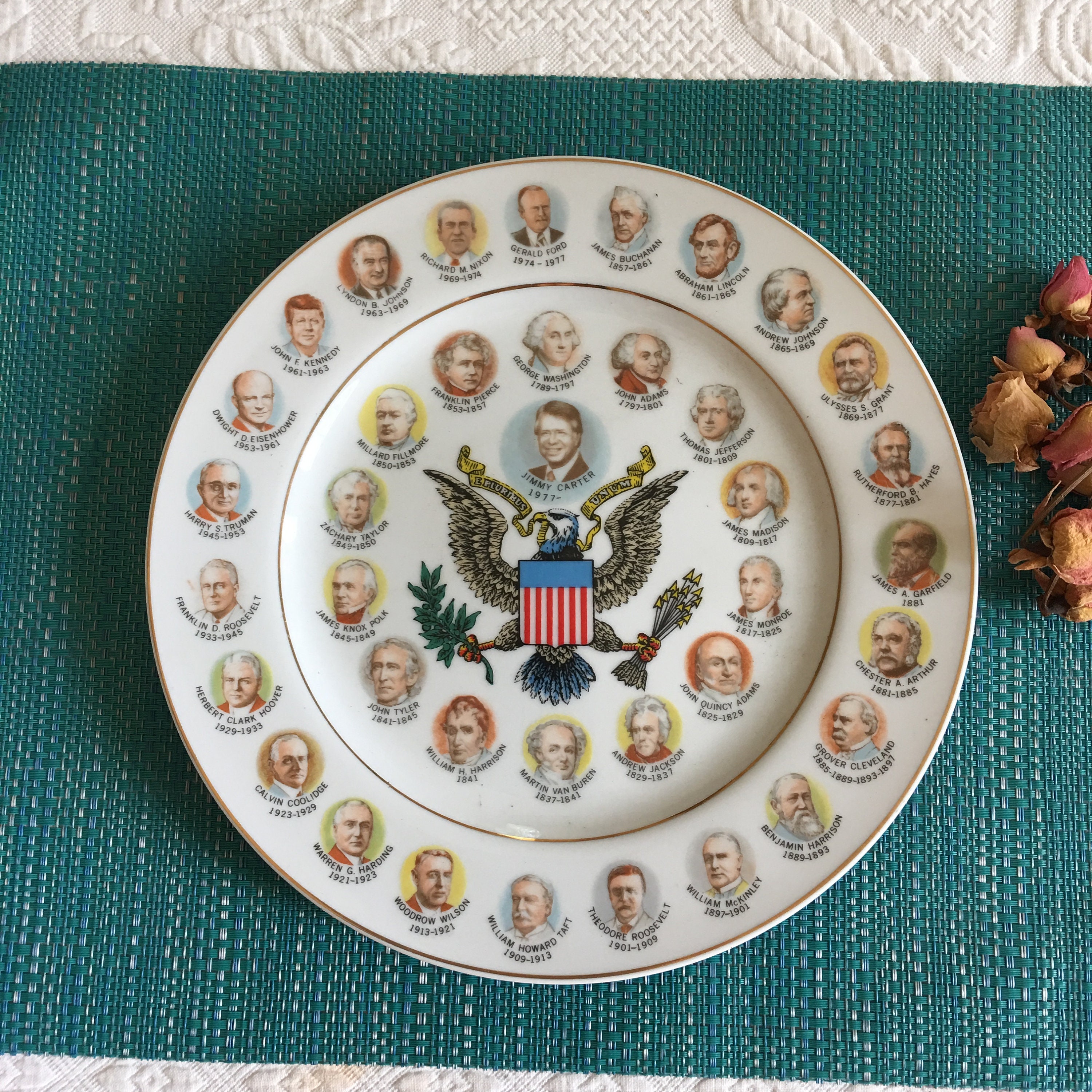 President Plates - Etsy