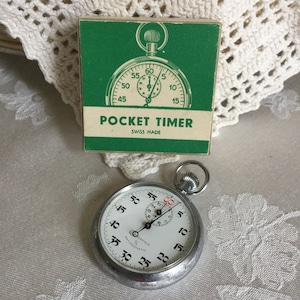Vintage Chesterfield 1/5 Antimagnetic Pocket Timer 101 PP. Made in ...