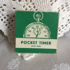 Vintage Chesterfield 1/5 Antimagnetic Pocket Timer 101 PP. Made in ...