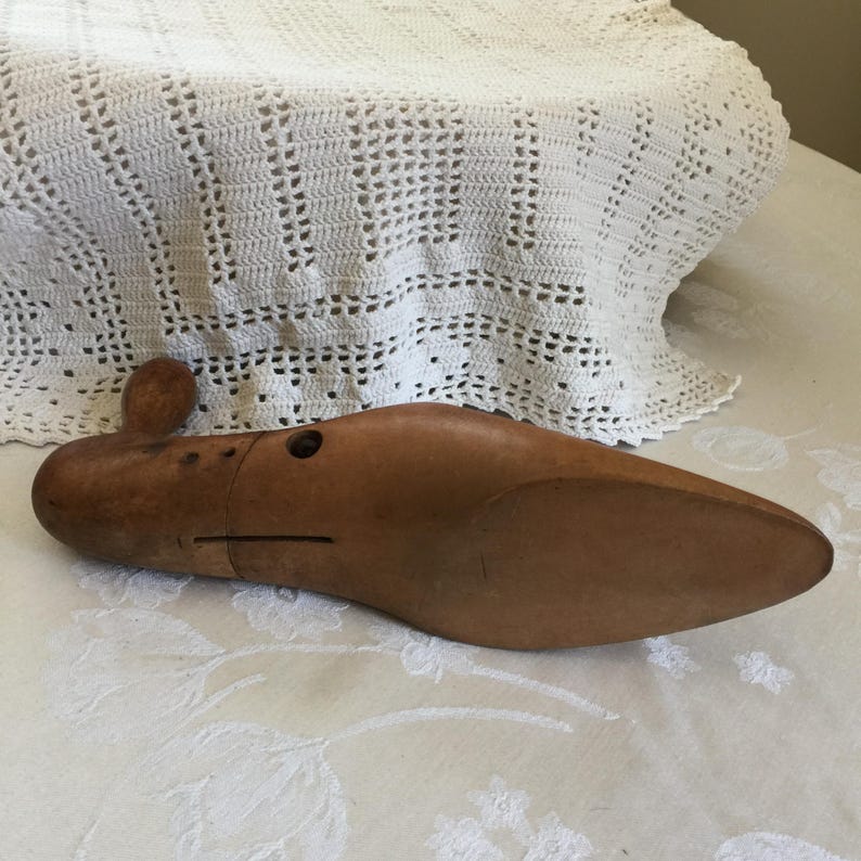 Antique Wooden Foot or Shoe Form. Number 171 Folding Foot Form ...