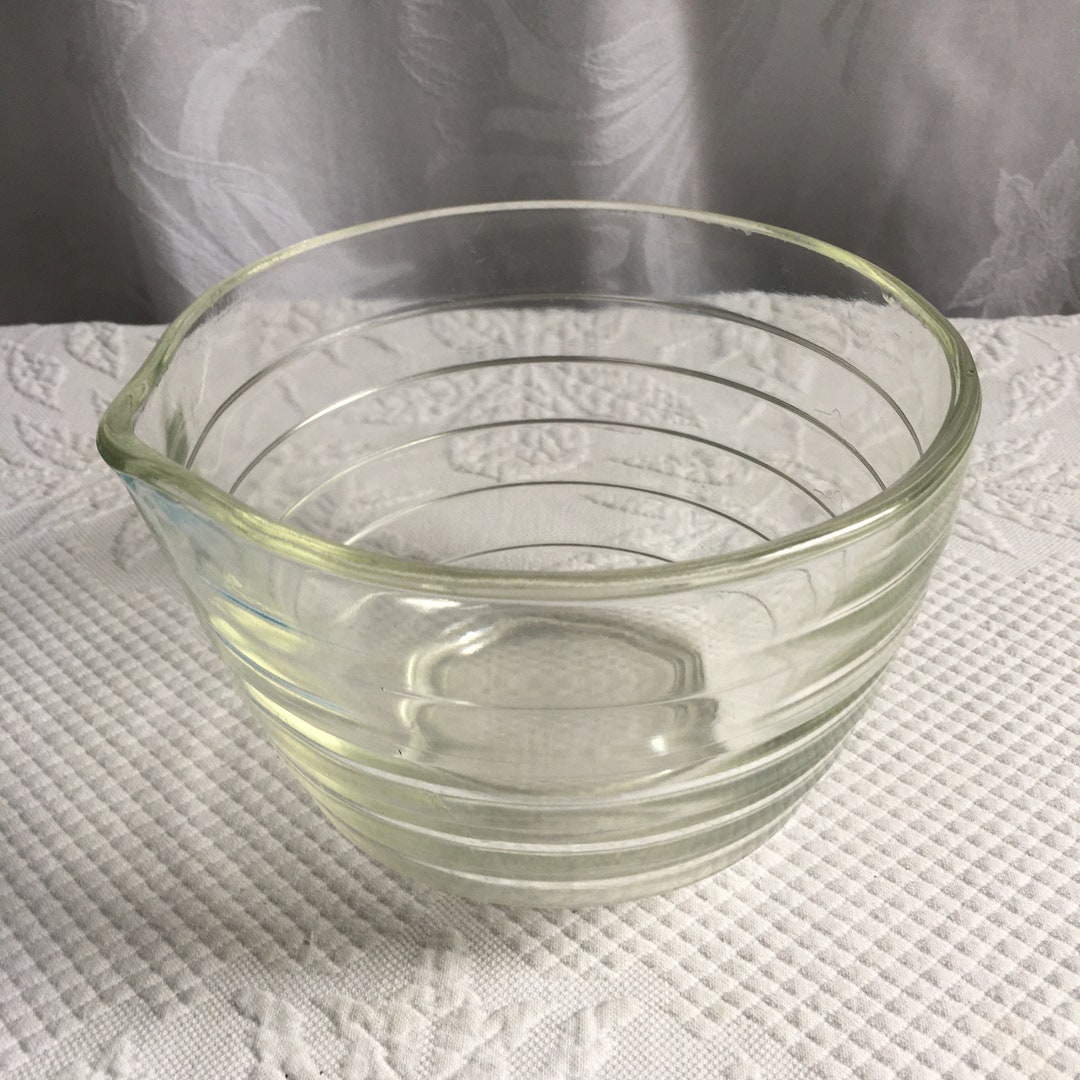 Vintage Glass Pyrex 24 Made in USA for Westinghouse Large Lined ...