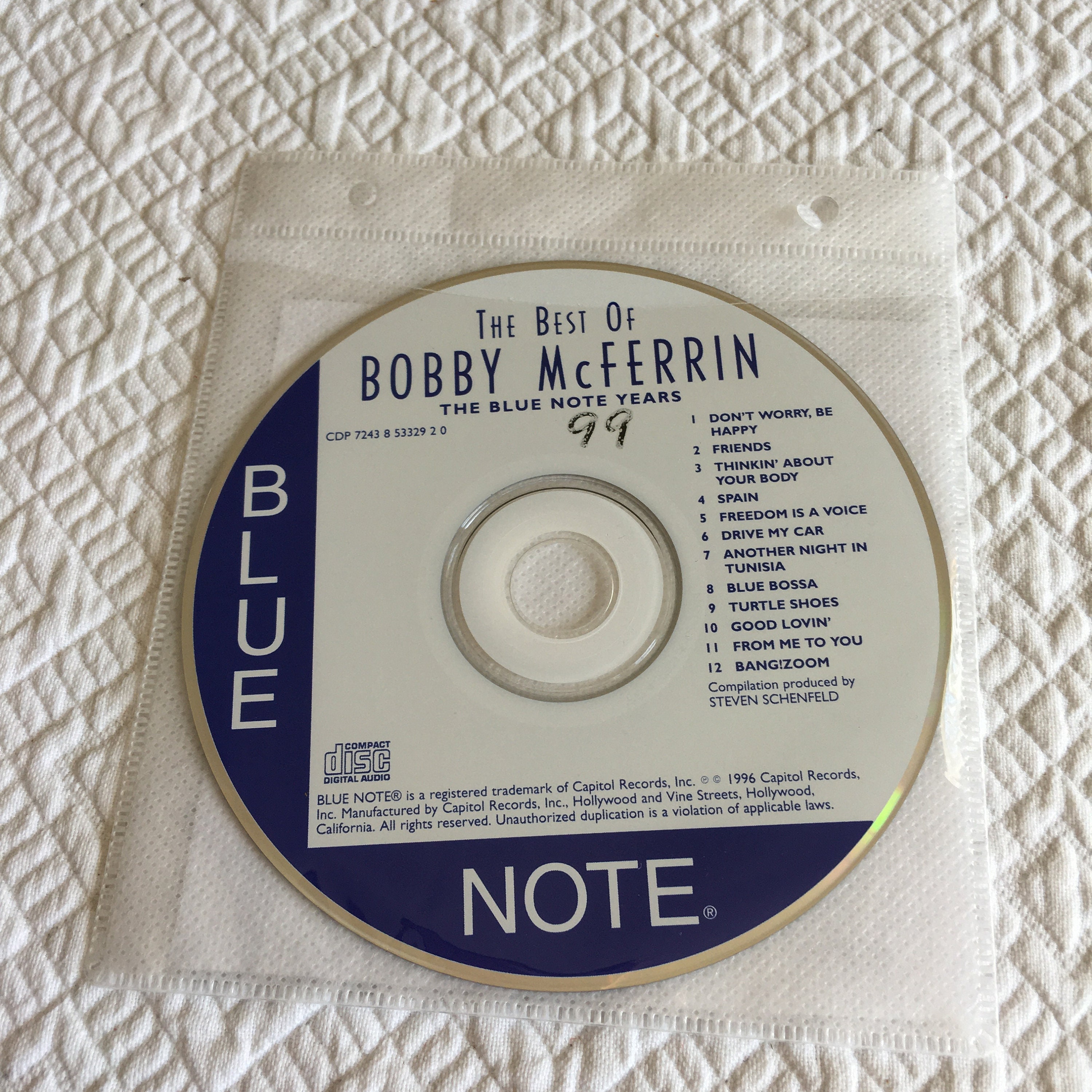 Vintage 2002 Bobby Mcferrin Beyond Words. Jazz, Pop in Latin Style ...